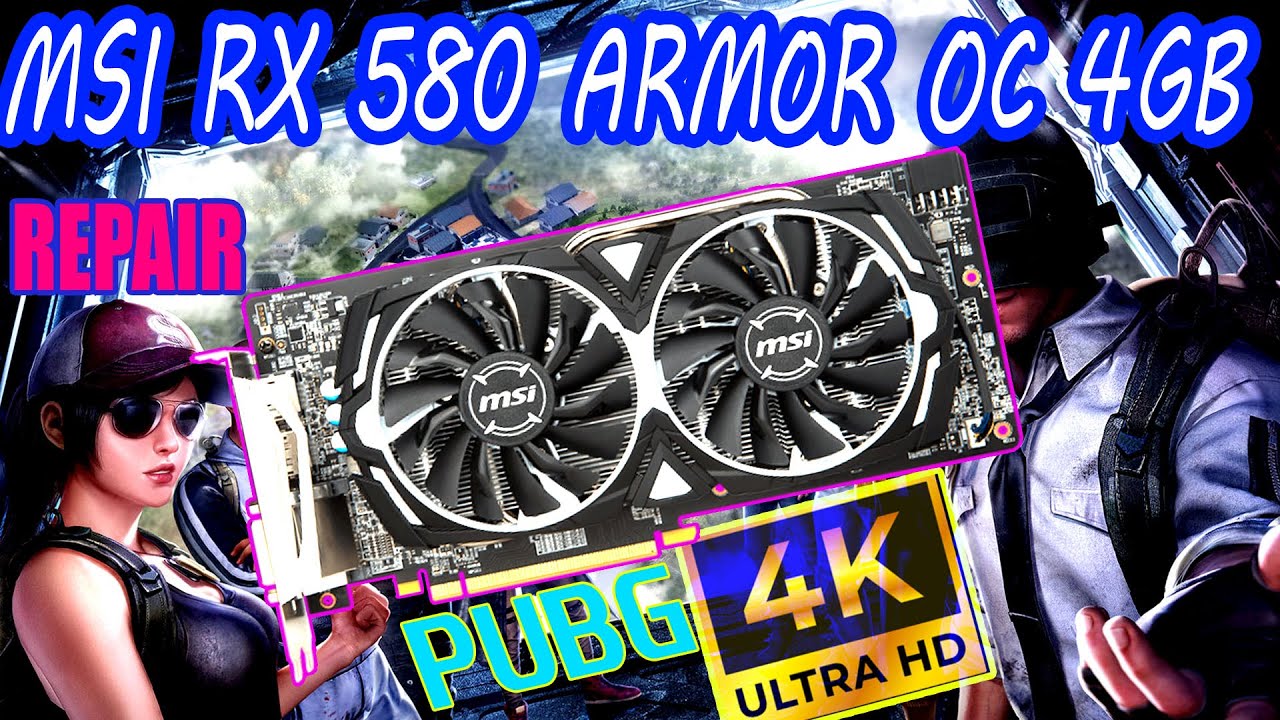 MSI RX 580 4GB Graphic Card Repair | 4K - YouTube