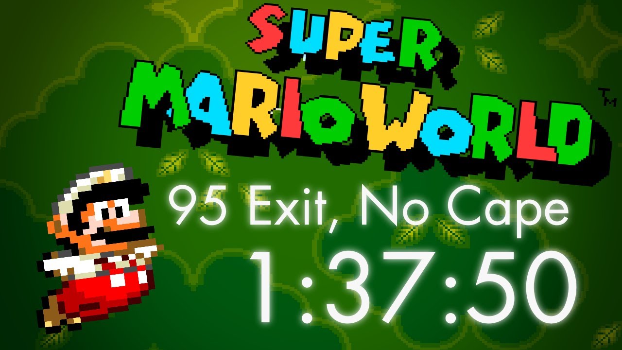 Super Mario World 95 Exit, No Cape in 1:37:50 - YouTube
