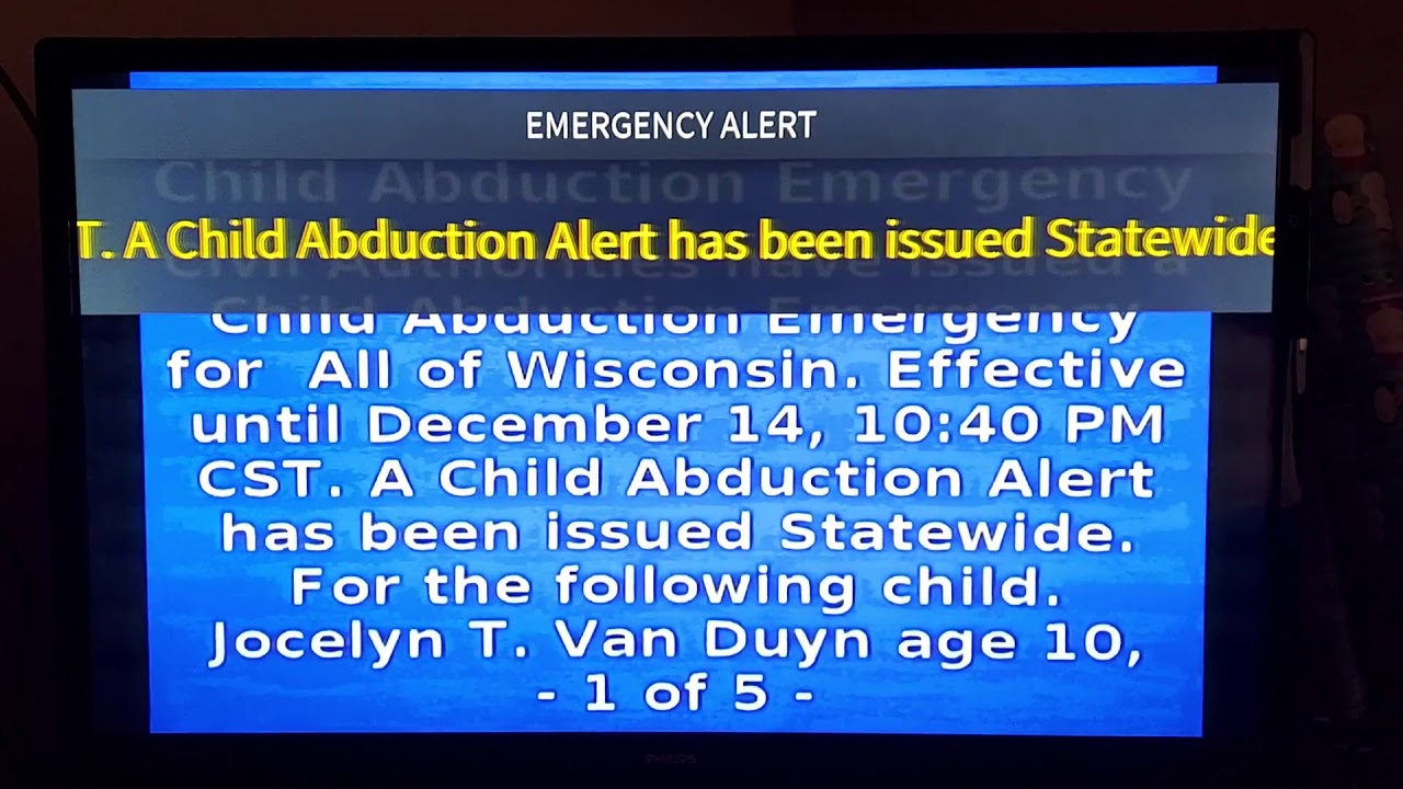 Mediacom Wisconsin Amber Alert Interrupts Raw Part 2 - YouTube