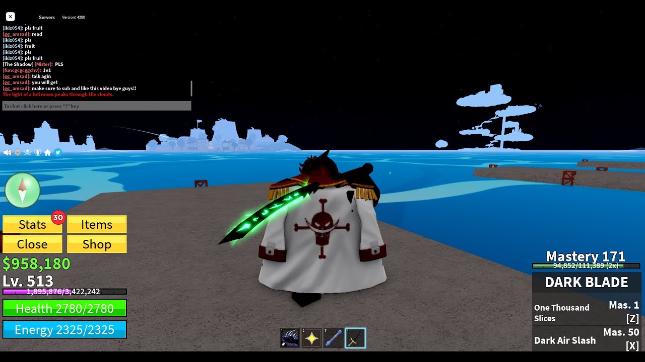 how to get dark blade v2 in blox fruits - YouTube