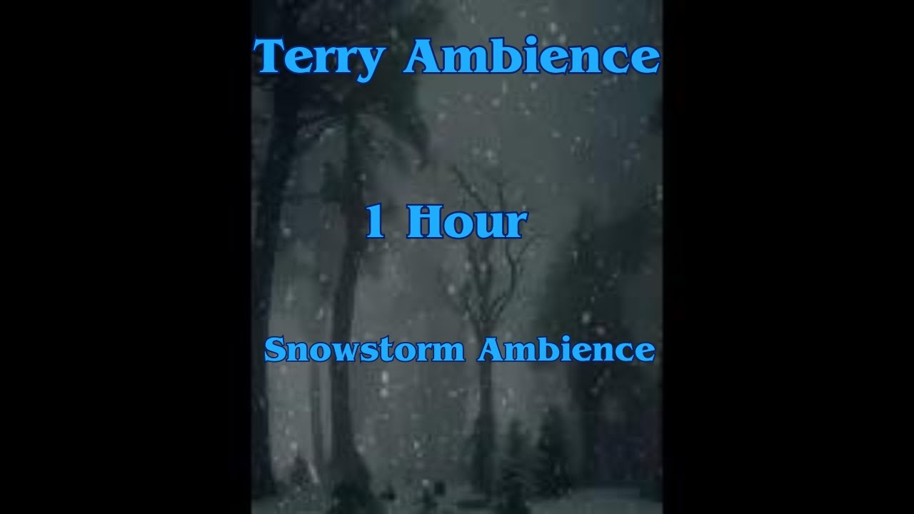 Strange Forest Snowstorm Ambience 1 Hour - YouTube