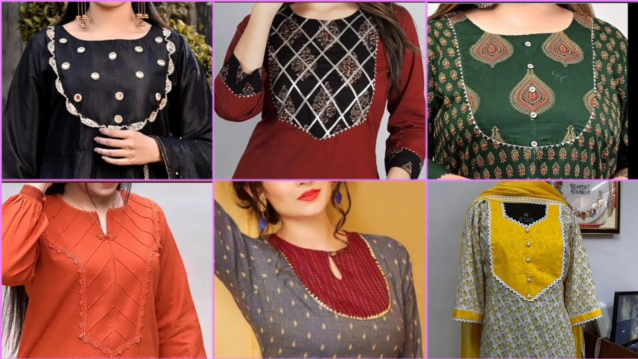 New yoke neck designs in 2023||galy k designs||kameez k Liye yoke ...