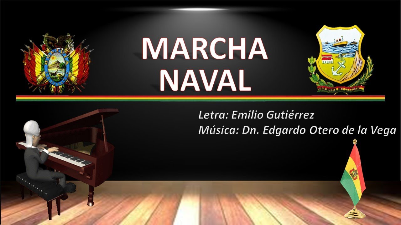 MARCHA NAVAL Piano Karaoke - YouTube