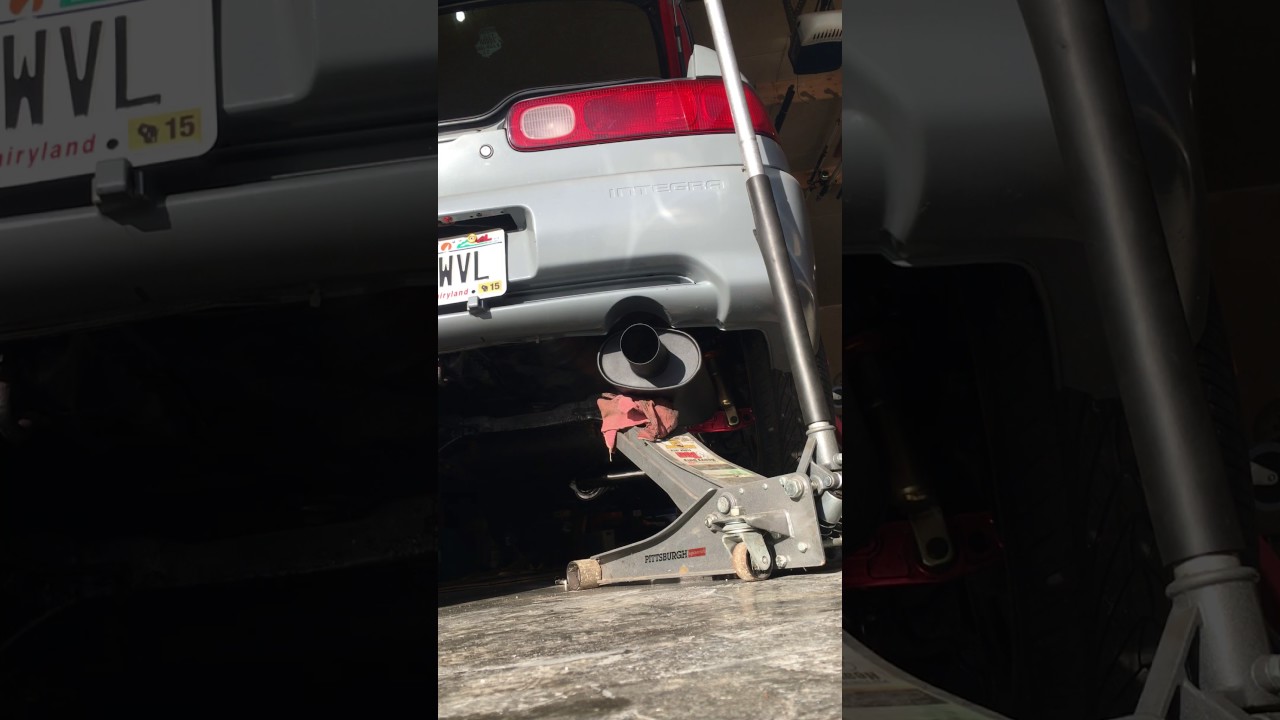 K24 integra vibrant exhaust - YouTube