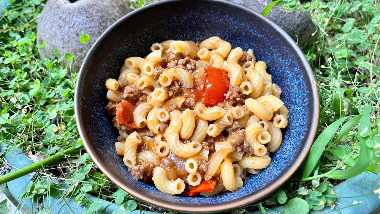 Macaroni Noodles with Ground Beef - YouTube