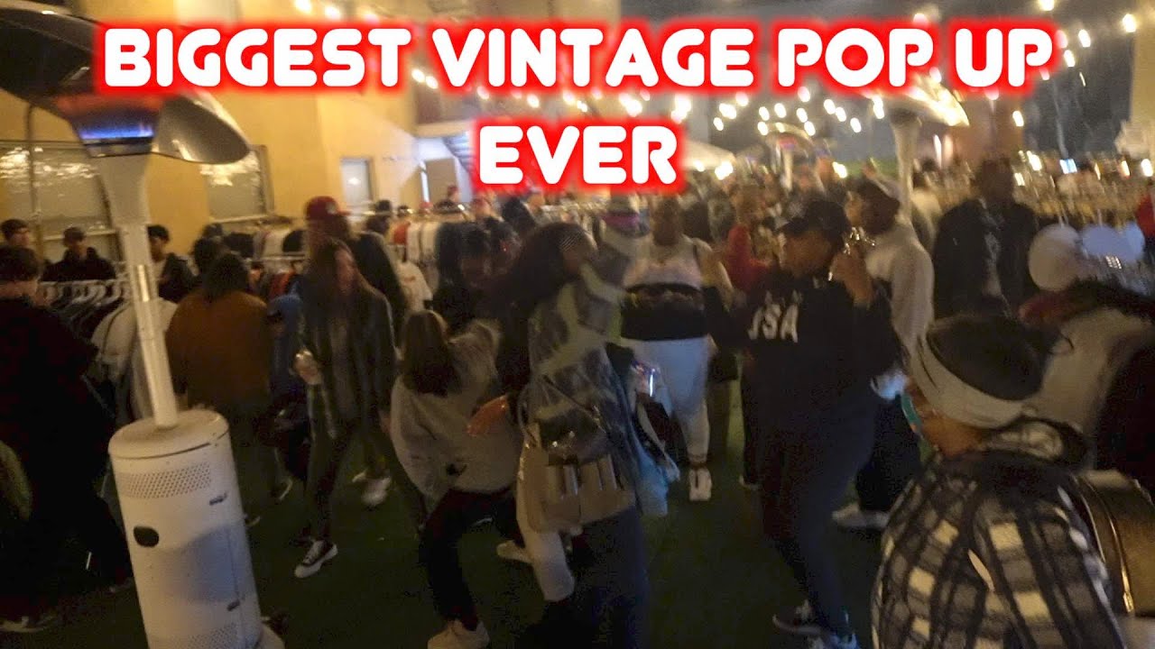 BIGGEST VINTAGE POP UP SHOP IN SANBERNARDINO CA! - YouTube