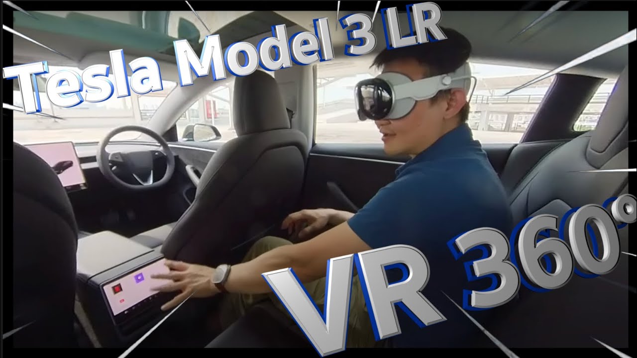 [4K 360°] มานั่ง #Tesla Model 3 LR รุ่นใหม่ที่ขายในไทยแบบ VR 360° กัน ...