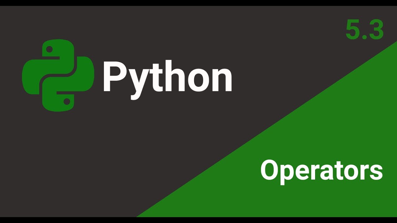 Operators 3 | Comparison Operators | Python | Hindi - YouTube