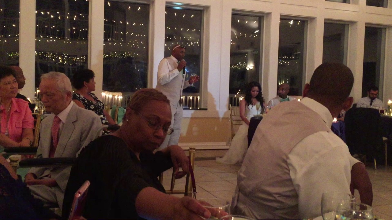 Donald Darling speaking at his brother wedding - YouTube