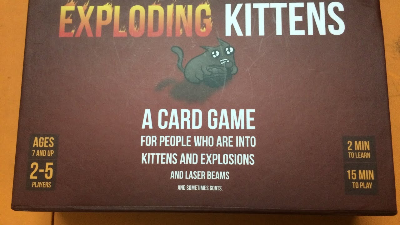 Exploding Kittens Review - รีวิวเกมแมวระเบิด - YouTube
