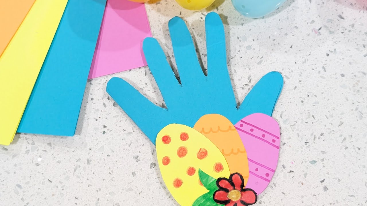 Handprint Easter Card Craft || Easter Card Craft || for kids # ...