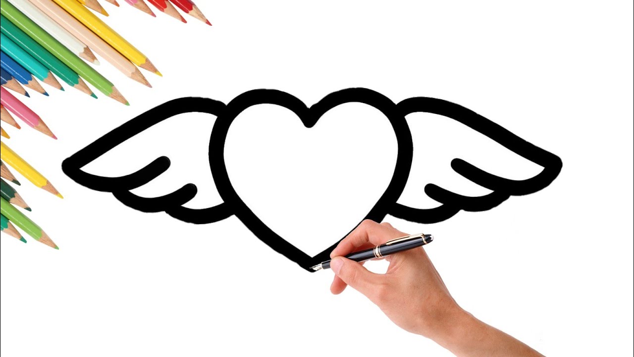 how to draw heart diagram easily class 7 💔💔|| how to draw heart ...