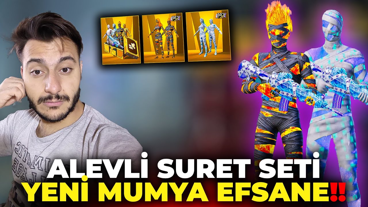 ALEVLİ SURET SETİ GELDİ! YENİ MUMYA ATEŞ PÜSKÜRÜYOR 😱 - PUBG MOBİLE ...