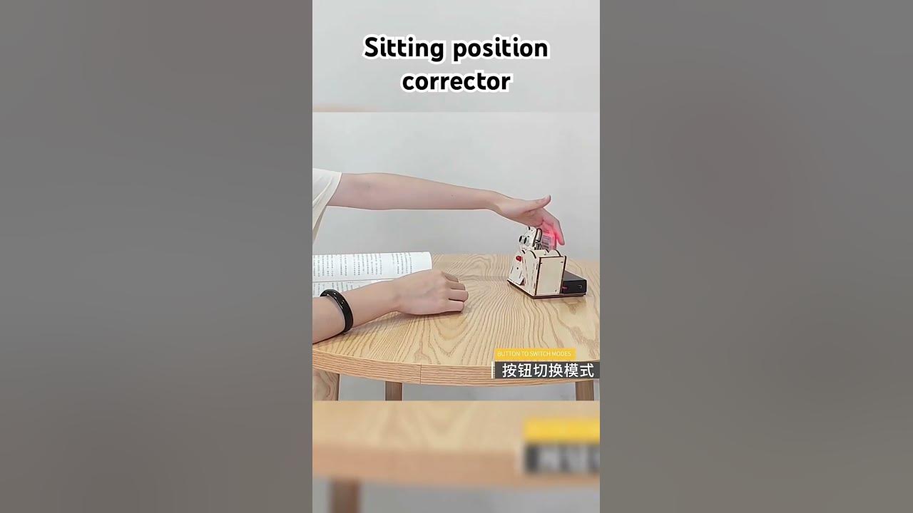 Sitting Position Corrector C4l Wooden Coding Robot Robotics Steam Stemeducation Robot Youtube