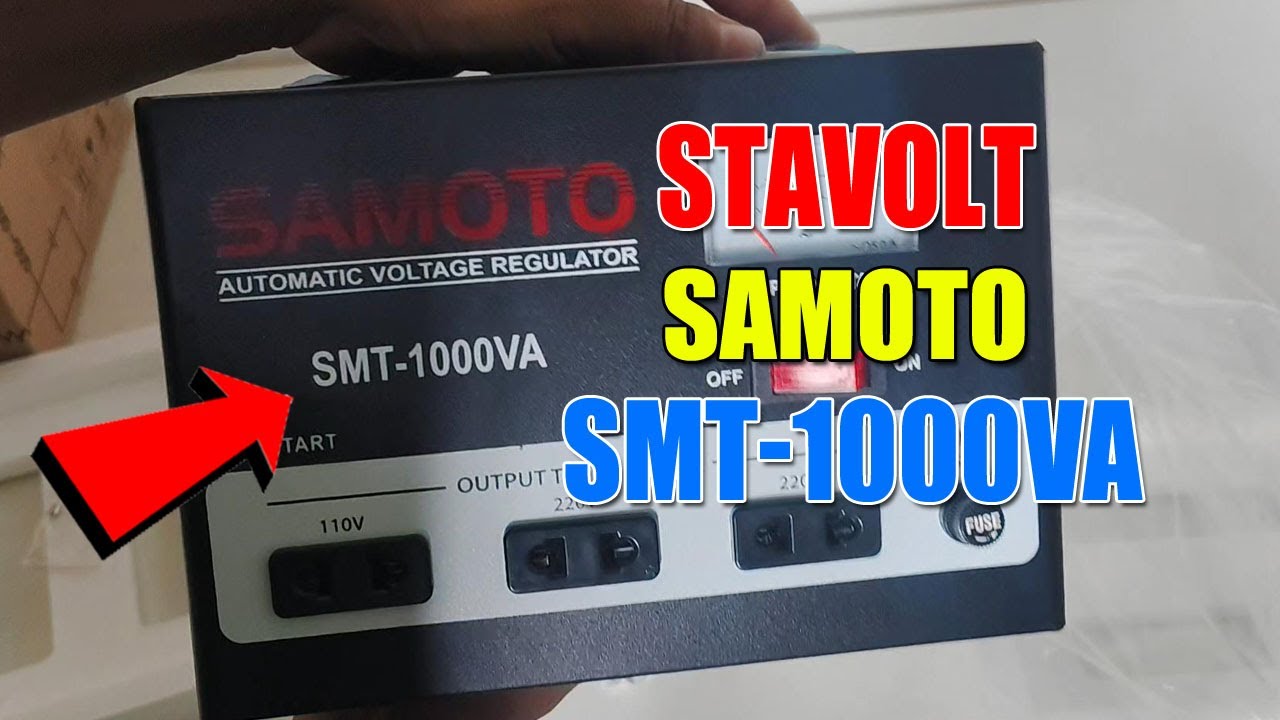 Stabilizer Listrik Servo Motor Samoto SMT 1000VA - Stavolt Samoto 1000 ...