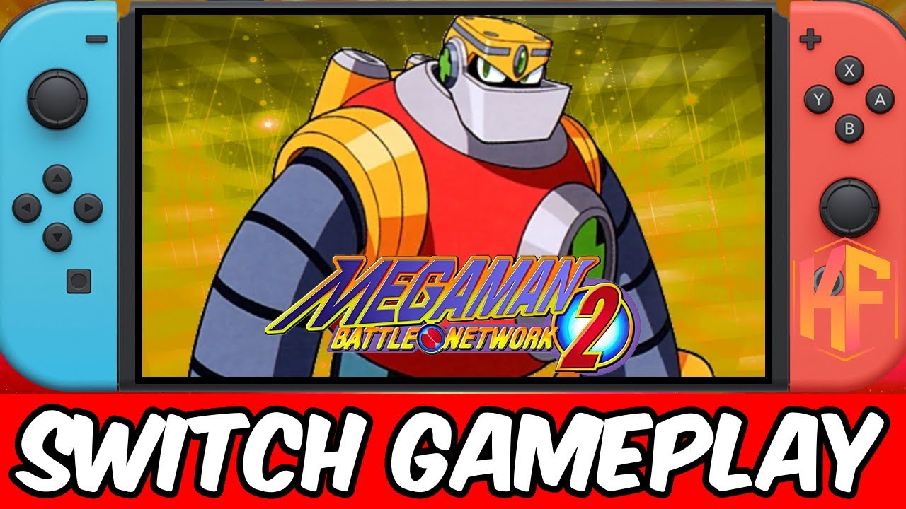 Megaman Battle Network 2 (Nintendo Switch) GutsMan V2 Boss Battle ...