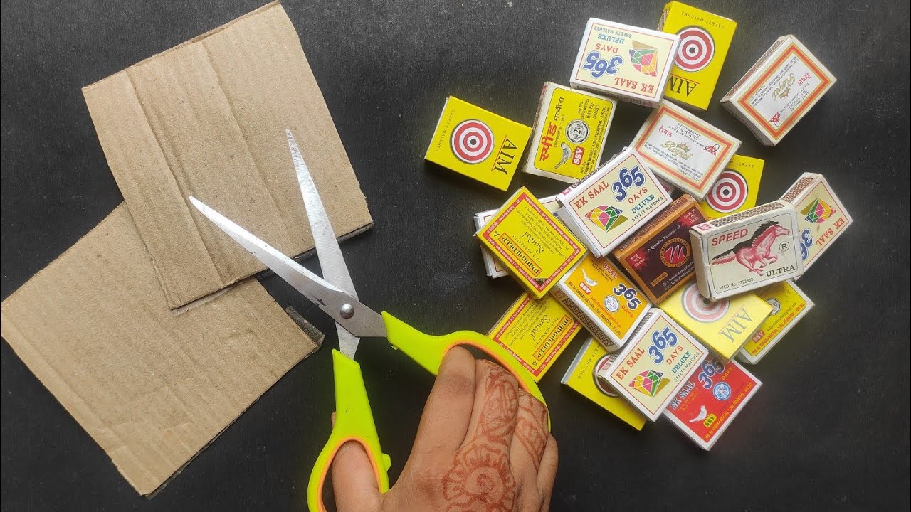 Unique Photo Frame Ideas Using Matchstick/Best Out Of Waste Craft Ideas ...