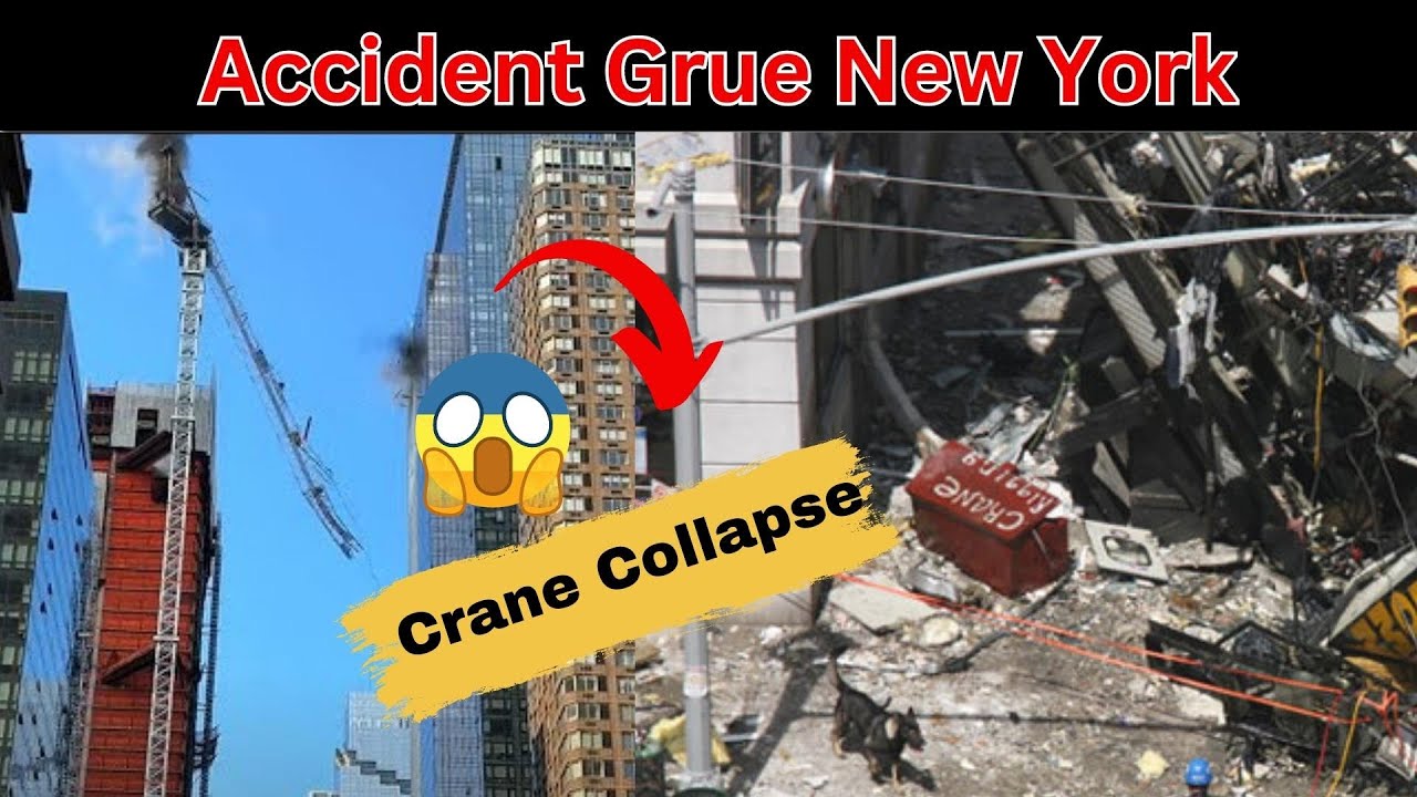 WATCH: New York Fire: Burning Construction Crane Collapses | Accident ...
