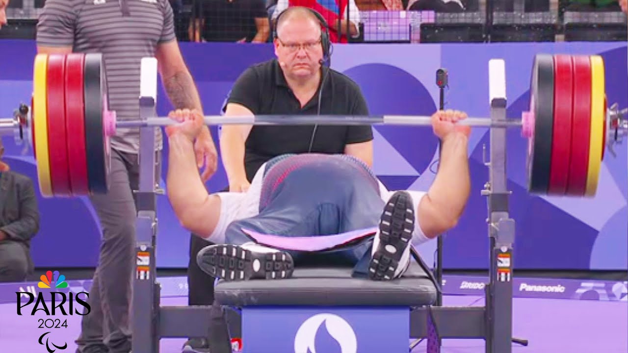 Iranian benches Paralympic record 550 lbs for gold, Bobby Body 4th in ...