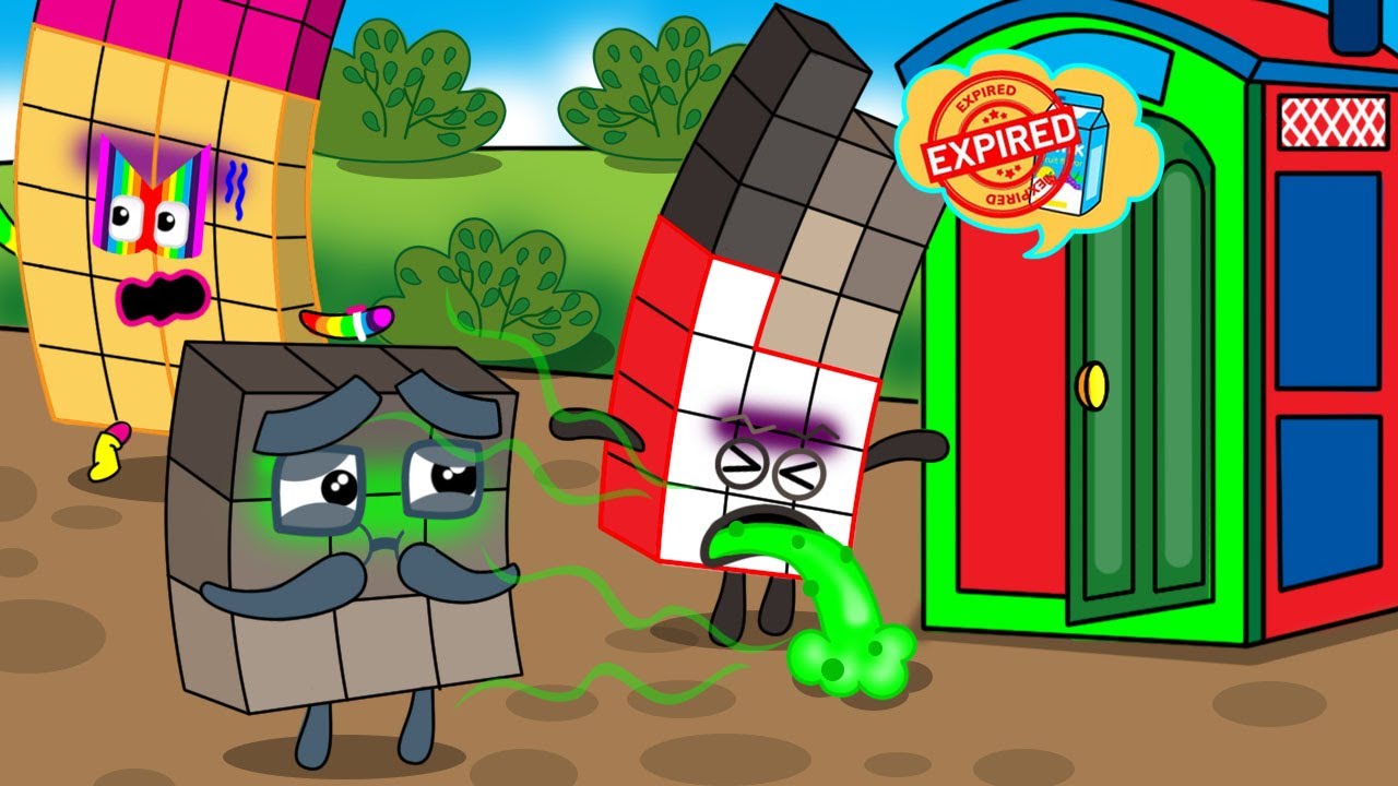 Eww! NB 19 drinks a expired milk and pukes all over the place ...