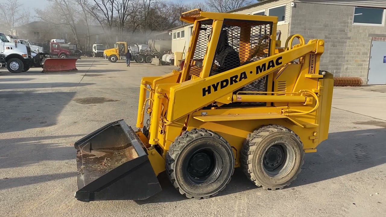 Hydra Mac 20CVT Diesel Skid steer - YouTube
