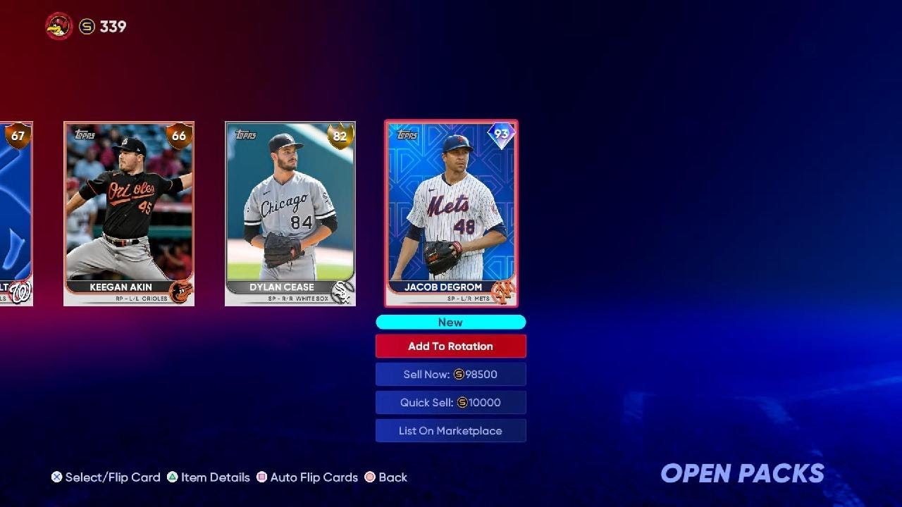 MLB The Show 22 4 Ballin out of control packs - YouTube