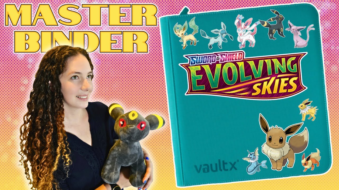 My Evolving Skies Master Binder! Come take a look at this set with me - YouTube