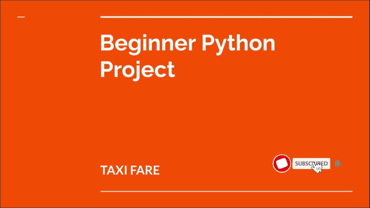 Beginner Python Project 1 - YouTube