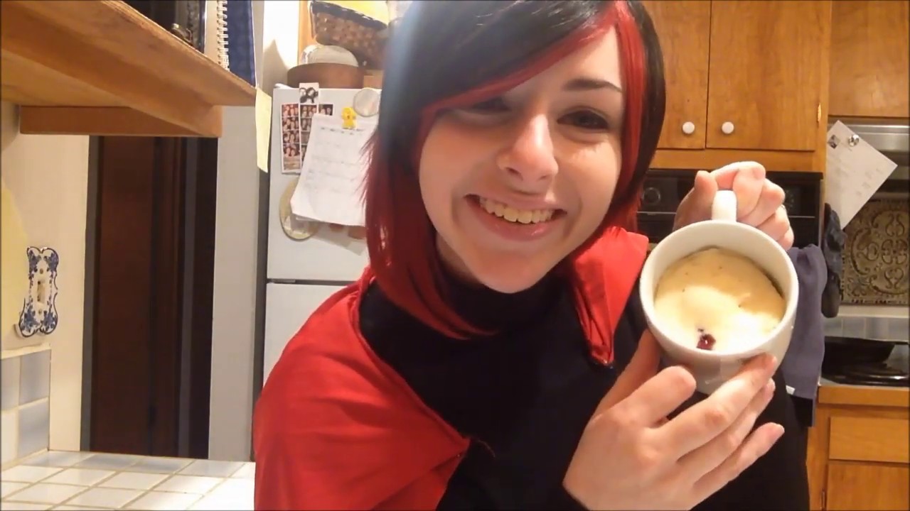 RWBY Cooking - Blueberry Muffin in a Mug - YouTube