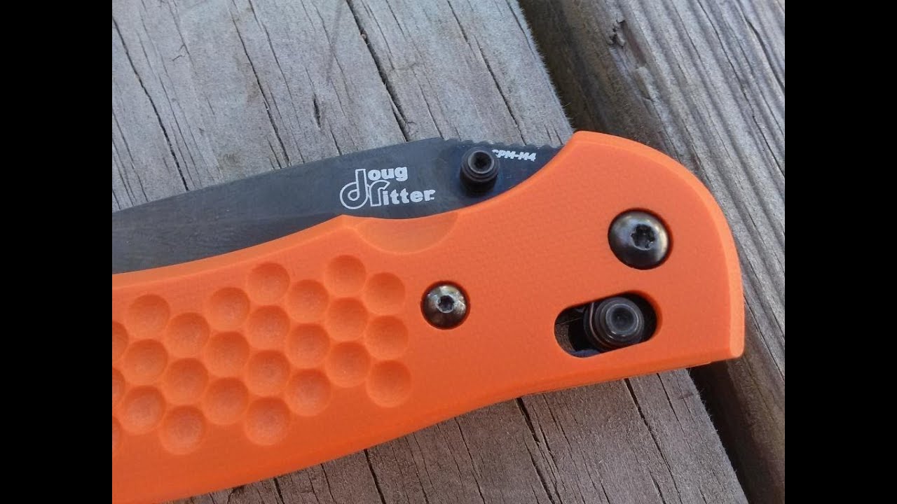 Benchmade Ritter Griptilian in CPM-M4. - YouTube