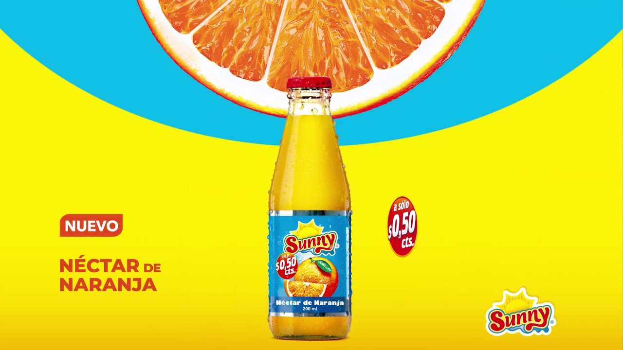 Nuevo Sunny Néctar de Naranja a sólo $0,50 #SeVeLoBuenoDisfruta - YouTube
