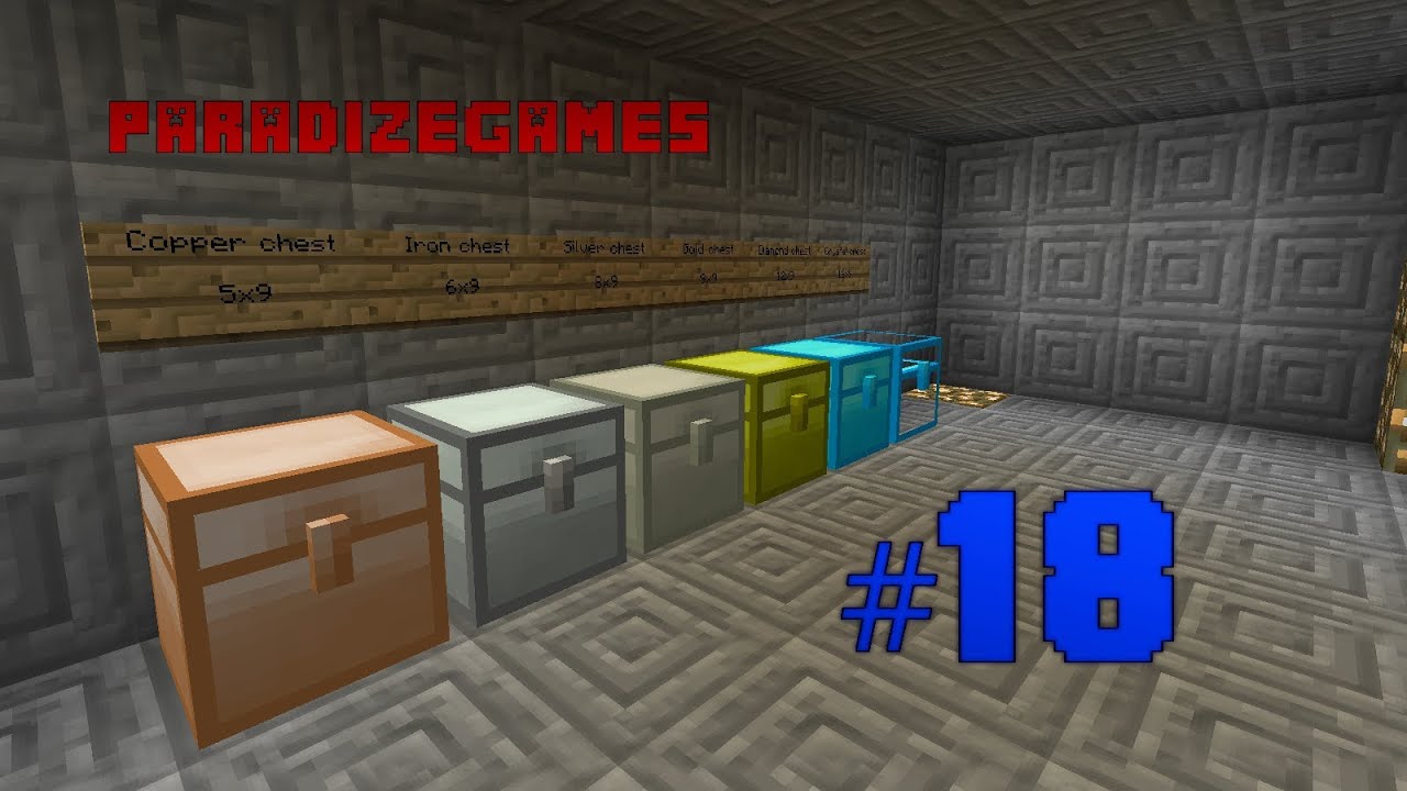 #18 Minecraft - Iron Chest Mod Review (1.2.5) - YouTube