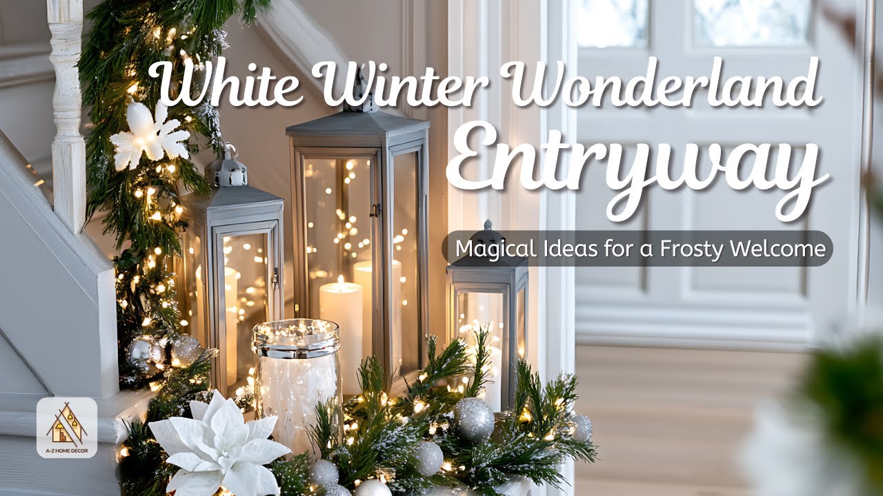 White Winter Wonderland Entryway Inspiration You’ll Love: Magical Ideas ...