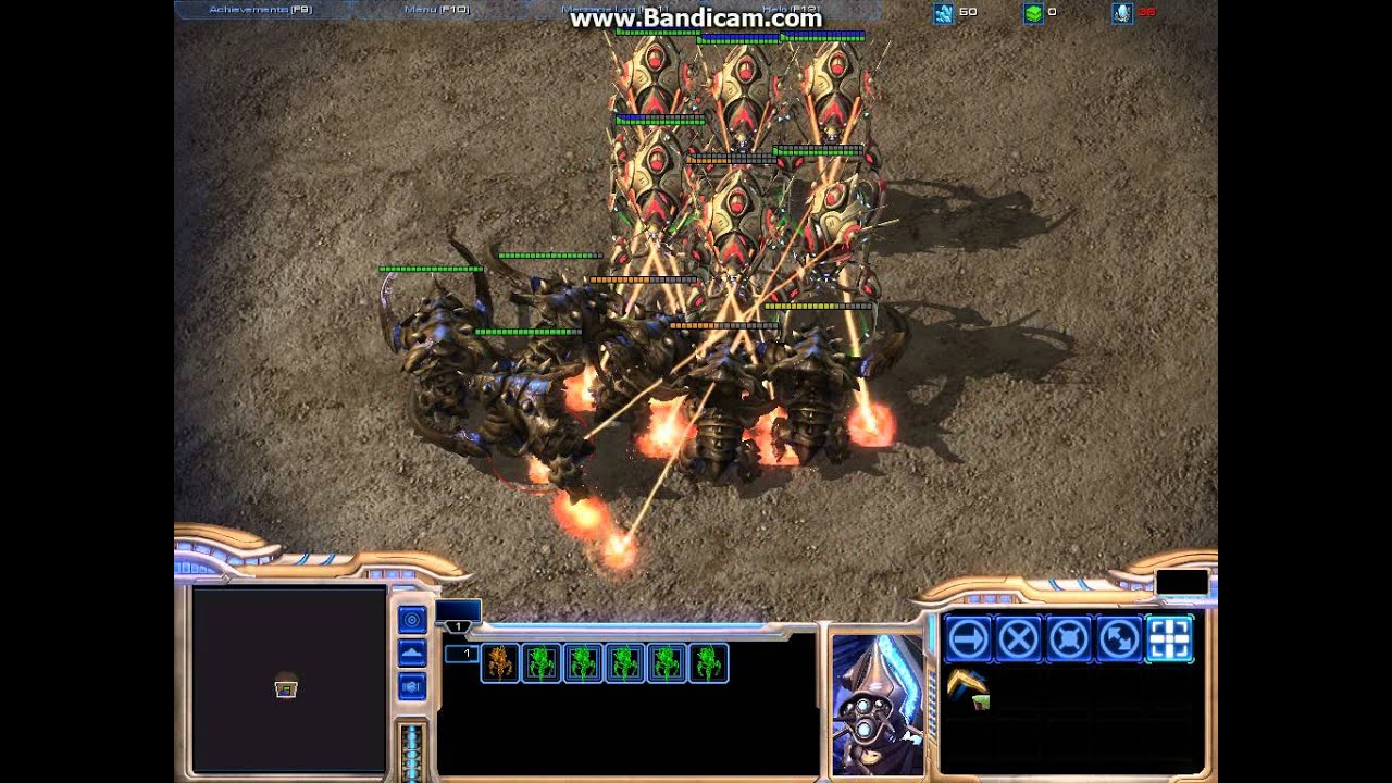 Starcraft 2 Test - 6 Colossus vs 6 Ultralisk - YouTube