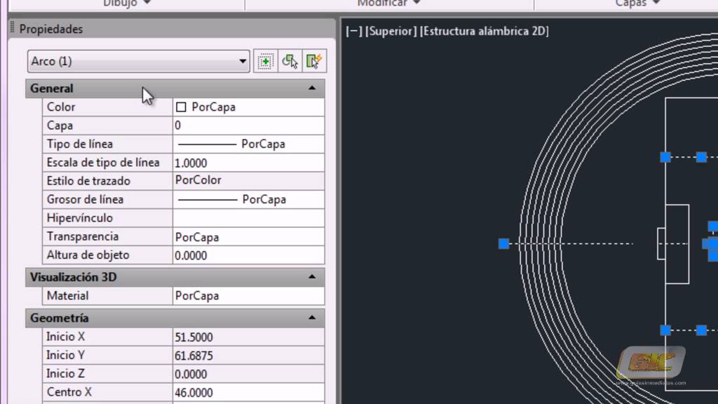 21-b La paleta Propiedades (Curso Autocad 2012, www.guiasinmediatas.com ...