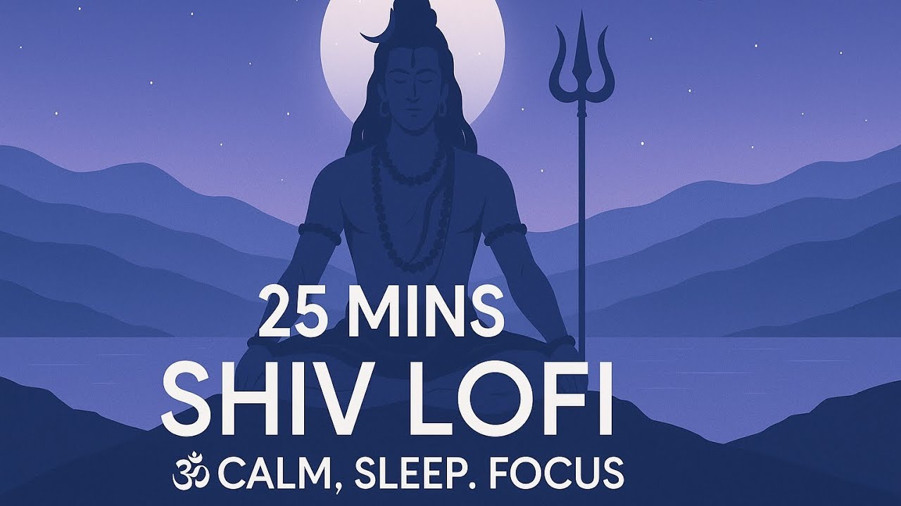 25 Mins Shiv Lofi | ॐ Calm Mahadev Vibes for Focus, Sleep & Meditation ...