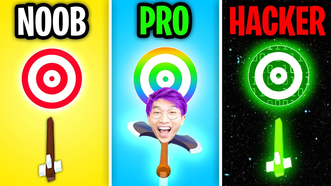 Can We Go NOOB vs PRO vs HACKER In FLYING ARROW?! (MAX LEVEL ARROW ...