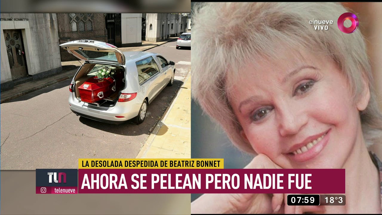 El desolador último adiós a Beatriz Bonnet - YouTube