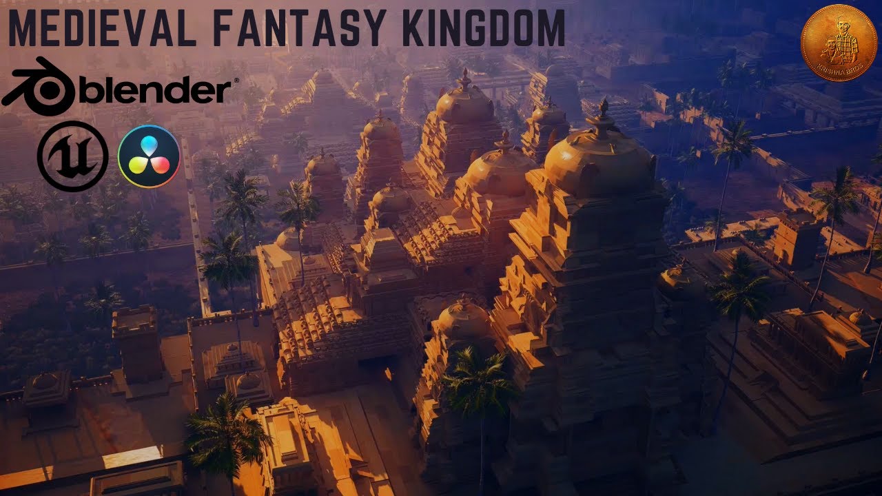 Medieval Fantasy Kingdom created in 3d | Blender | Unreal Engine | Da ...