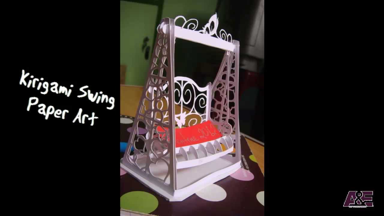 Kirigami Swing Chair Paper Art | FREE Pattern - YouTube