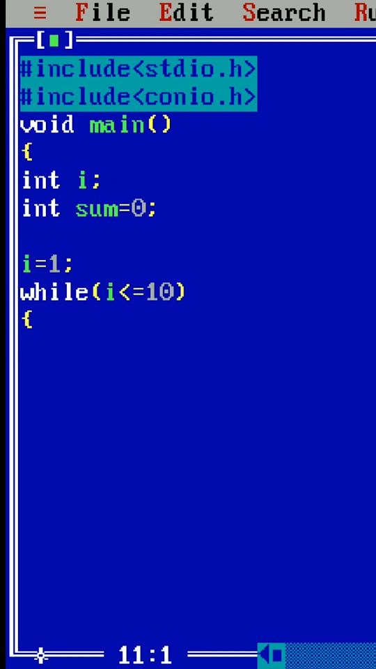 program for Print 1 to 10 number using while loop in c #short - YouTube