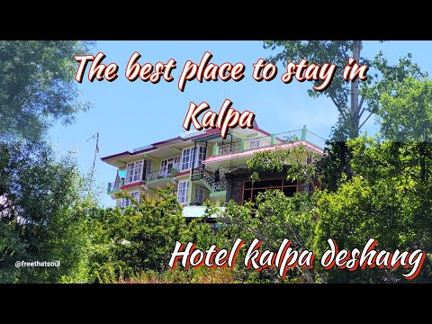 Hotel with the best view in Kalpa, Hotel Kalpa Deshang Kalpa. - YouTube