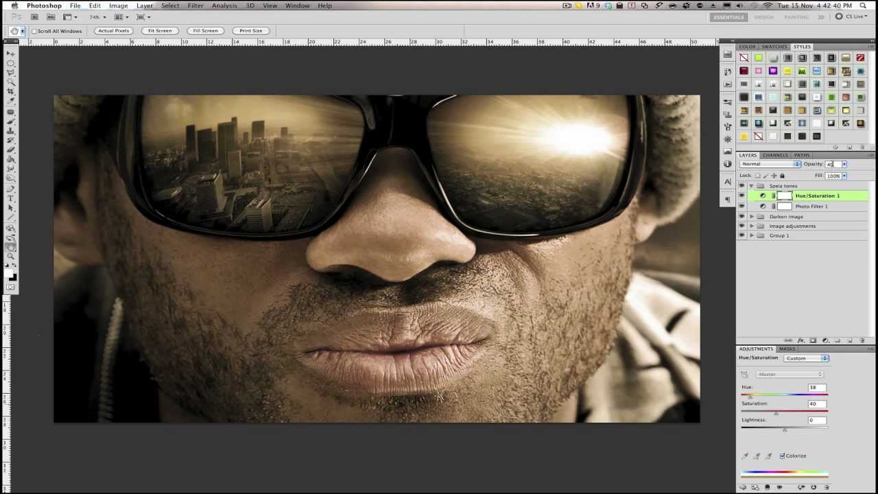 Tutorial | Photoshop | HDR Arc Tone - YouTube