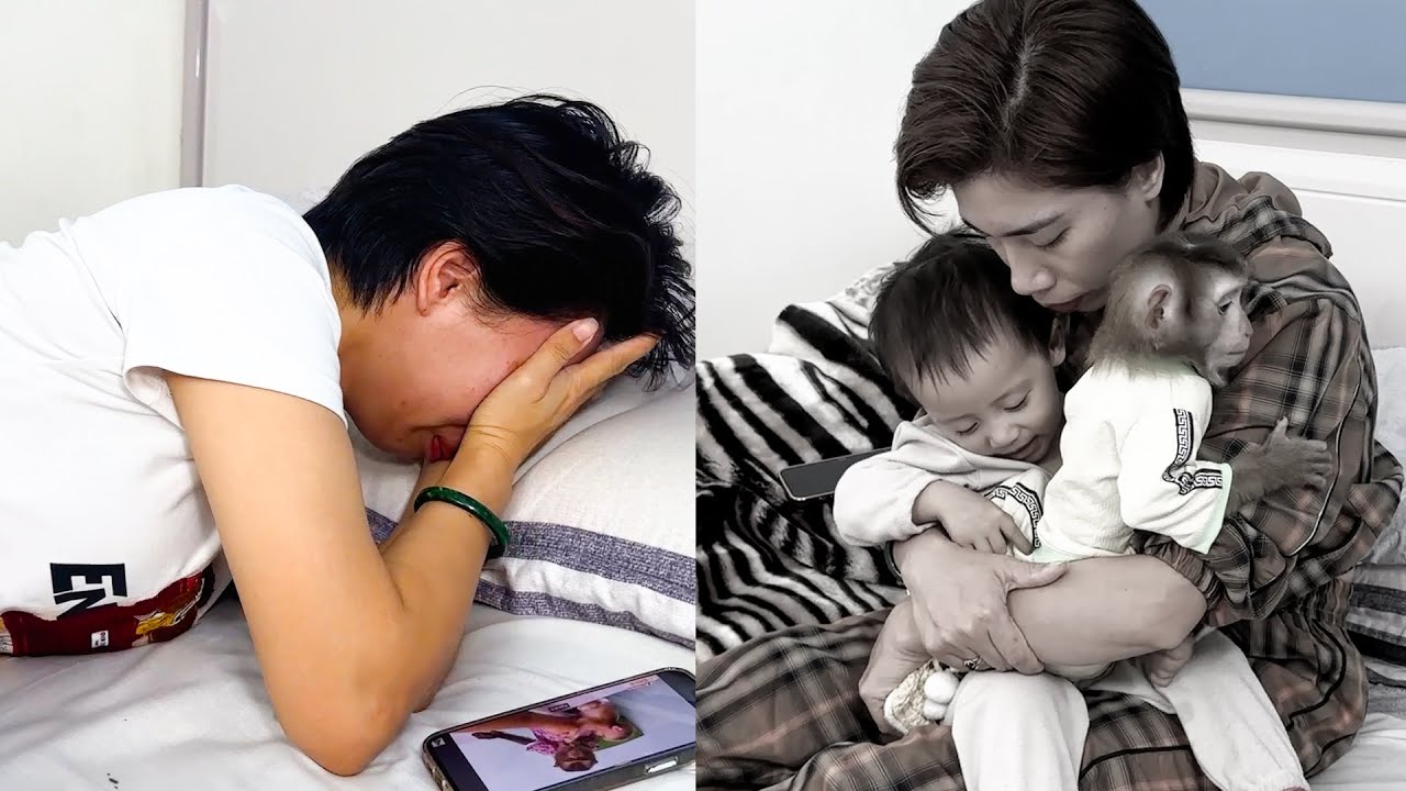 Mom cries as she remembers memories of Monkey Kaka and family - YouTube