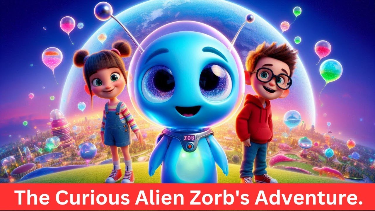 The Curious Alien Zorb's Adventure || Adventure story || bedtime story ...