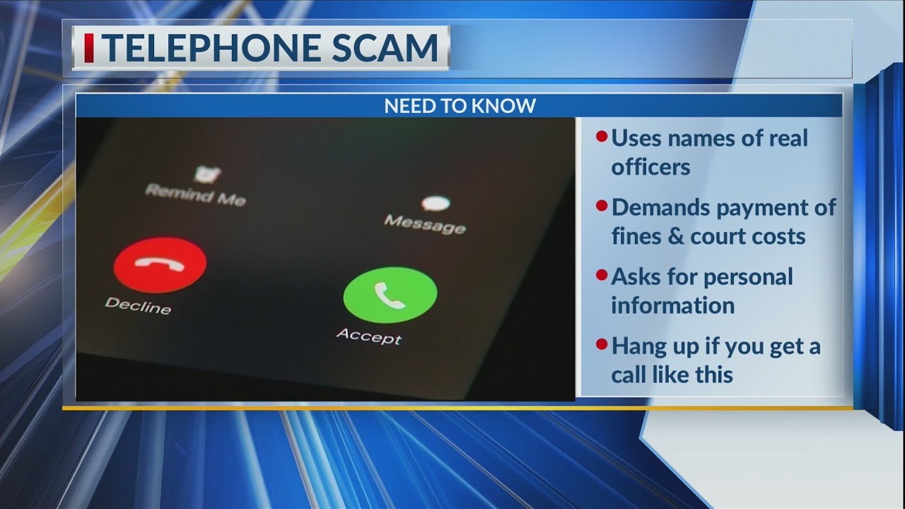 Chatham County Police warns against phone scam - YouTube