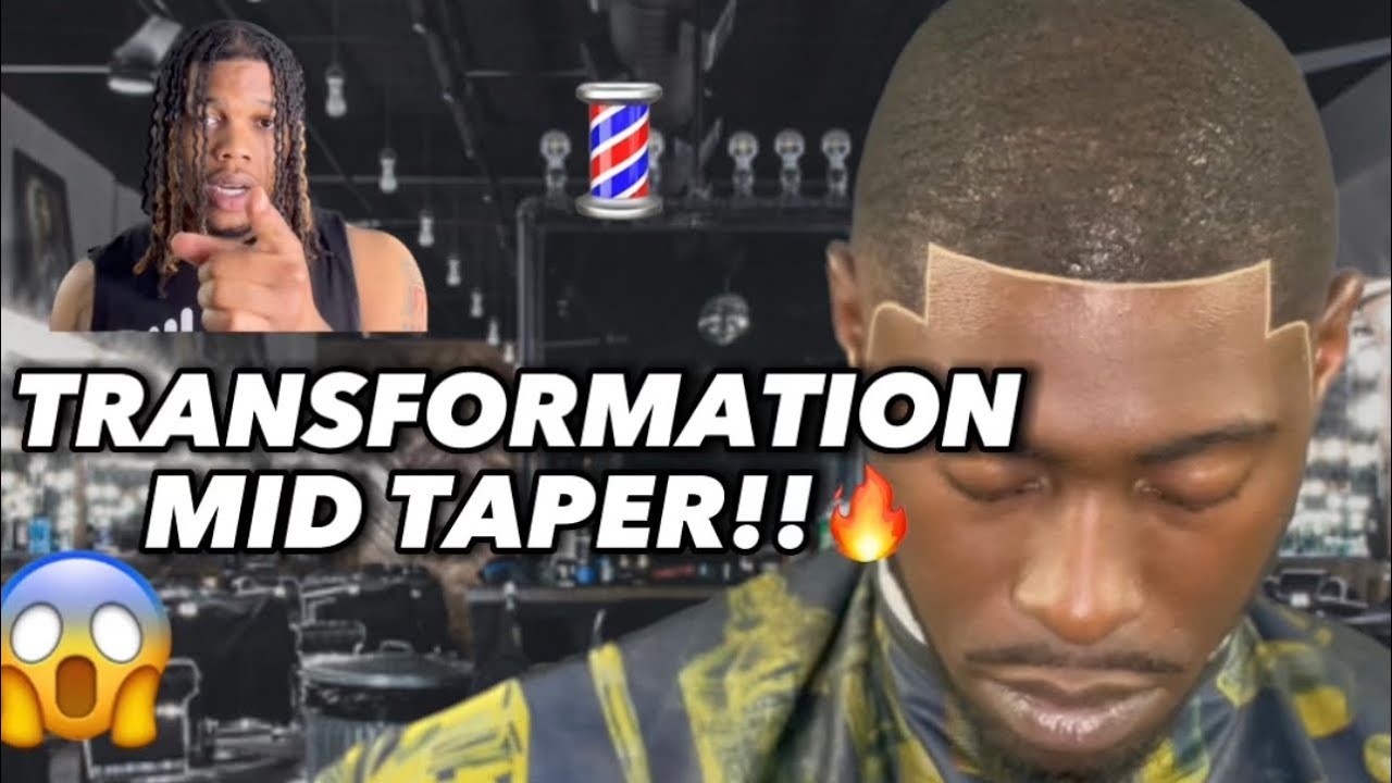 TRANSFORMATION TAPER ON KD TYPE HAIR!!😱🔥 - YouTube