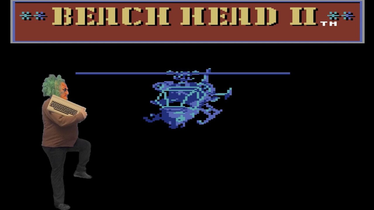 CHARLES takes over Beach Head II a classic game for the Commodore 64 ...