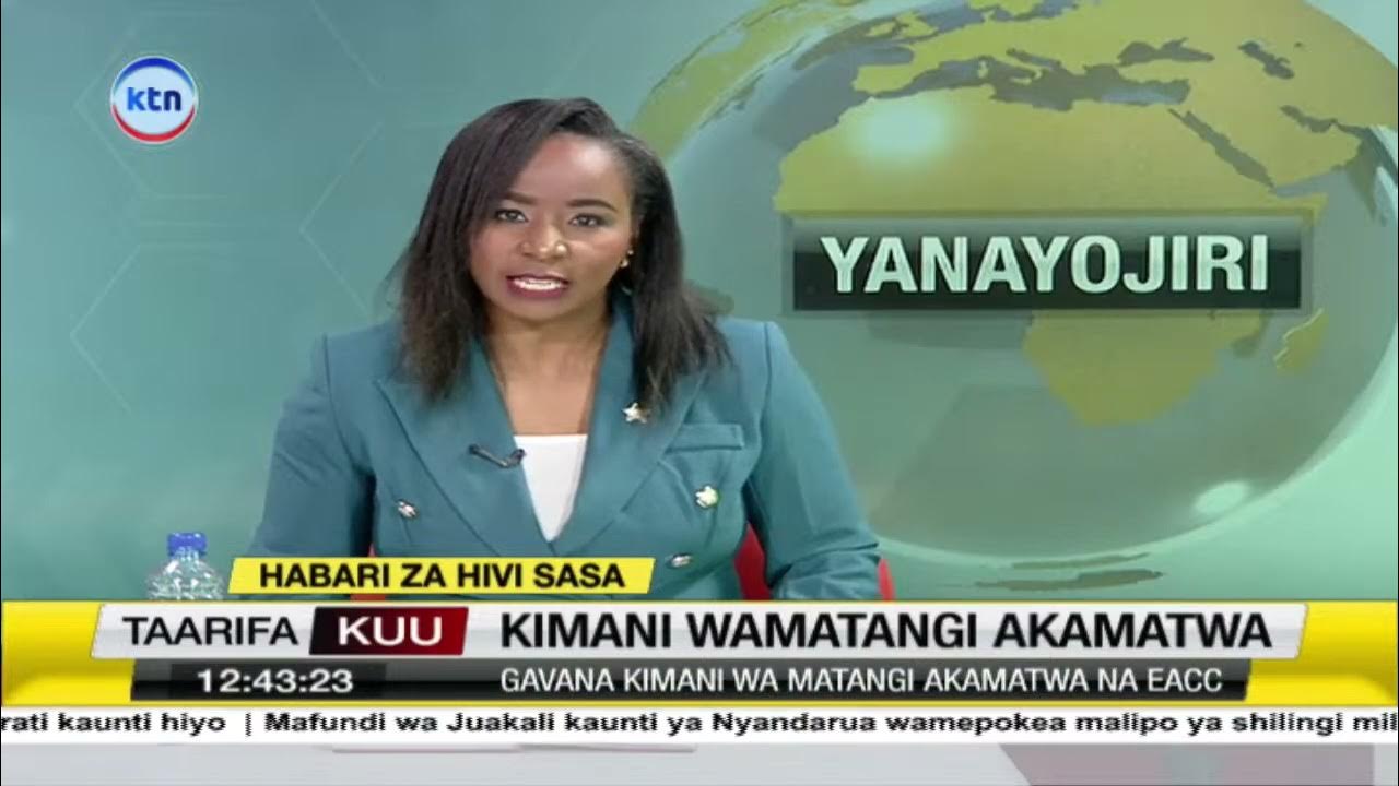 Gavana wa Kiambu Kimani Wamatangi akamatwa na makachero wa EACC - YouTube