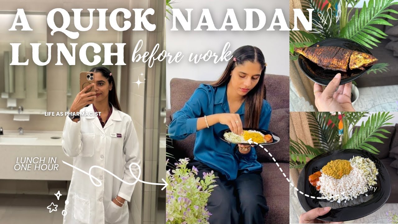 A quick Naadan lunch before work🤤😍😱 | lunch at home in one hour ...